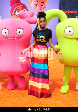 Singer Janelle Monae attends the 2019 Rock & Roll Hall of Fame ...