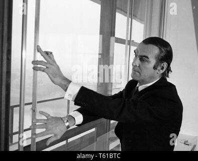 Stanley Baker star of the film 'Zulu' photographed on his arrival at ...
