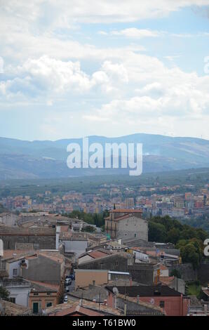 Panoramic view of Melfi. Basilicata. Italy Stock Photo - Alamy