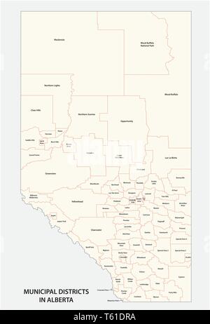 Alberta province outline map Stock Vector Image & Art - Alamy