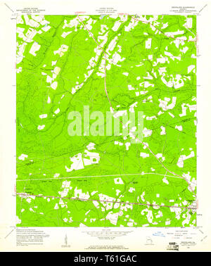 Groveland, Georgia, map 1958, 1:24000, United States of America by ...