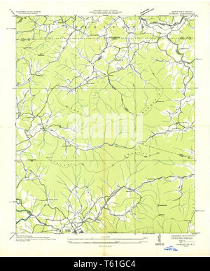 Gumlog, Georgia, map 1935, 1:24000, United States of America by ...