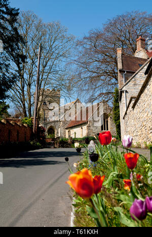 Pebworth village, Worcestershire, England, UK Stock Photo - Alamy