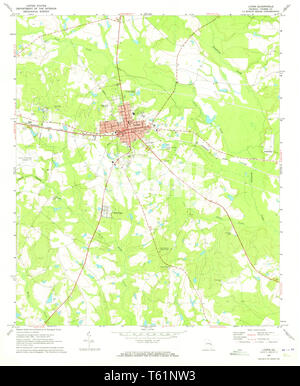 Lyons, Georgia, map 1970, 1:24000, United States of America by Timeless ...