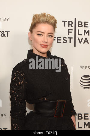 Amber Heard at the 2019 Tribeca Film Festival Premiere of "GULLY", held ...