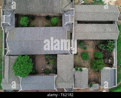 Nanchang. 28th Apr, 2019. Aerial photo taken on April 28, 2019 shows ...