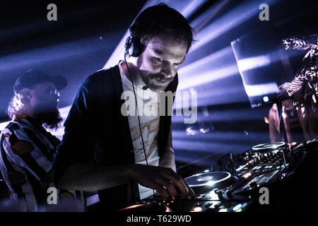 Denmark, Copenhagen - April 28, 2019. The Danish DJ, songwriter and ...
