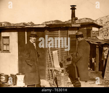 A Hooverville was a shanty town built during the Great Depression by ...