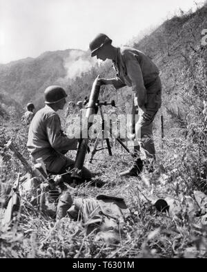 Korean War 1951 US Infantry Stock Photo - Alamy