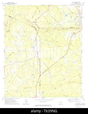Shiloh, Georgia, map 1971, 1:24000, United States of America by Timeless Maps, data U.S ...
