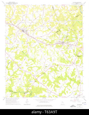 Statham, Georgia, map 1964, 1:24000, United States of America by ...