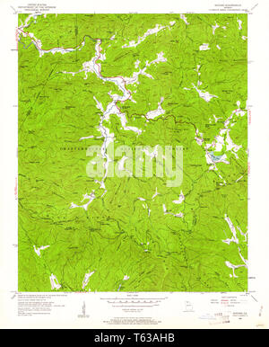 Suches, Georgia, map 1950, 1:24000, United States of America by ...