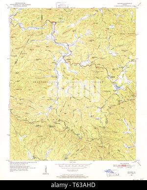 Suches, Georgia, map 1950, 1:24000, United States of America by ...