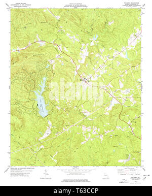 Waleska, Georgia, map 1974, 1:24000, United States of America by ...