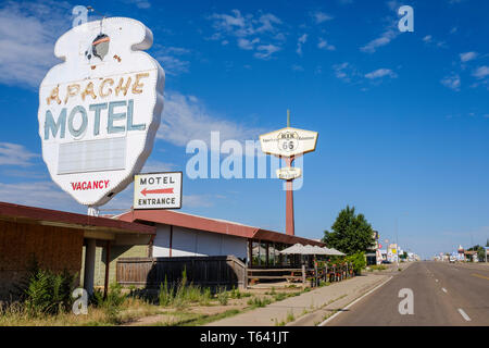 Kix on 66 classic Eatery restaurant sign on Route 66 in Tucumcari New ...