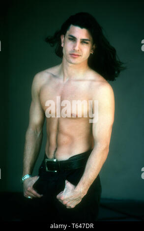 Downey, California, USA 9th April 1994 Actor Diego Serrano, actress ...