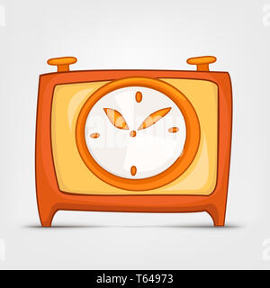 Cartoon Home Clock Stock Photo - Alamy