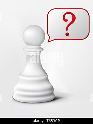 question mark and chess Stock Photo - Alamy