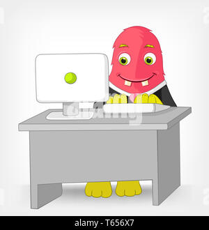 office worker monster Stock Photo - Alamy