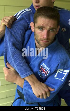 World Judo Champion Graham Randall pictured training at The Edinburgh ...