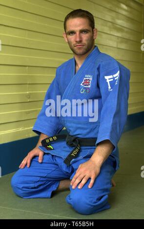 World Judo Champion Graham Randall pictured training at The Edinburgh ...