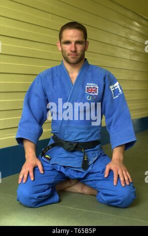 World Judo Champion Graham Randall pictured training at The Edinburgh ...