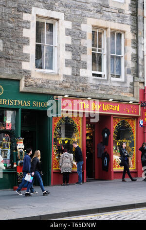 The Boy Wizard gift shop based on the Harry Potter books, West Bow ...