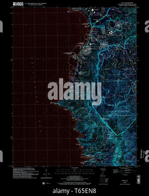 USGS TOPO Map Guam Agat 462356 2000 24000 Restoration Stock Photo - Alamy