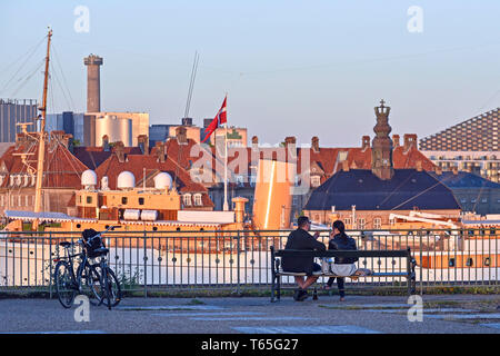 Denmark, Copenhagen, Refshaleoen is an old industrial island that was ...