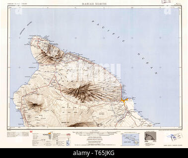 USGS TOPO Map Hawaii HI Hawaii North 349920 1959 250000 Restoration ...
