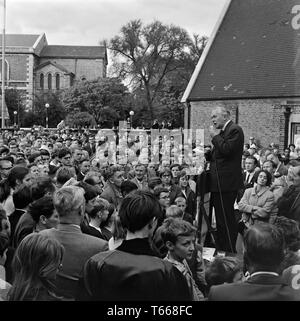 British Labour politician and eventually Prime Minister Harold Wilson ...