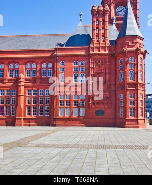 The Pierhead Building is a Grade I listed building in Cardiff Bay ...