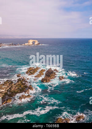 Natural monument "La Portada" on the coast of Antofagasta, northern ...
