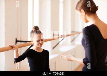 Pep talk in Ballet Class Stock Photo - Alamy