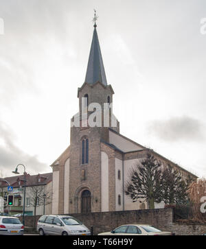 Church in Heffingen Stock Photo - Alamy