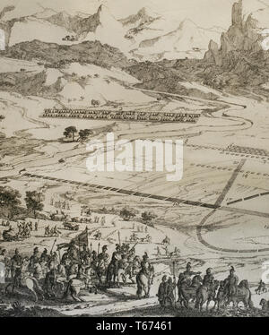 Battle of Cannae, Second Punic War on 2 August 216 BC Stock Photo - Alamy