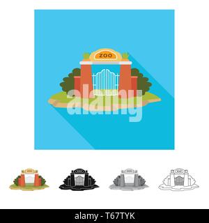 exit,open,path,palm,leaves,welcome,zoo,park,safari,animal,gate,arch ...