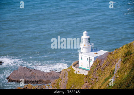 Hartland Point Lighthouse, North Devon, England, United Kingdom, Europe ...