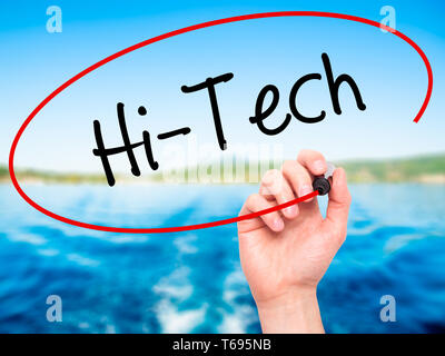 Hand writing sign New Solution. Business approach Modern Innovation ...