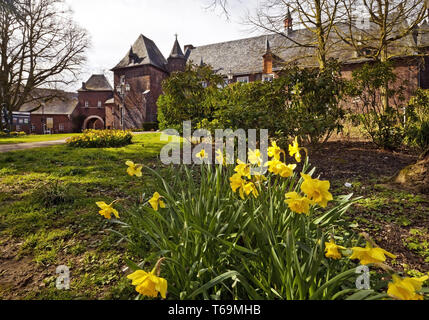 palace garden with Haus Issum and His-Toerchen, Issum, Lower rhine ...