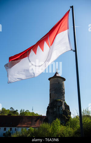 Flag of Upper Franconia Stock Photo: 55265832 - Alamy
