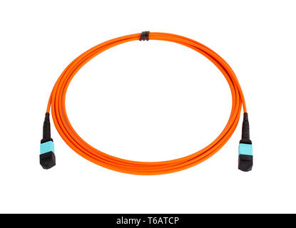 fiber optic MTP (MPO) pigtail, patchcord connectors Stock Photo - Alamy