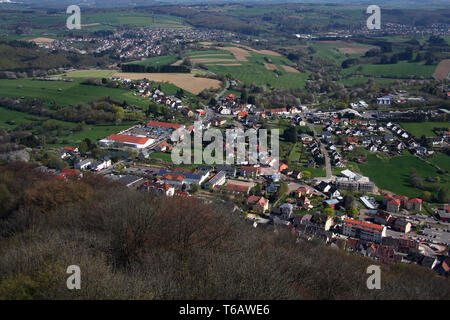 View from the Schaumberg, Tholey, Saarland, Germany Stock Photo - Alamy