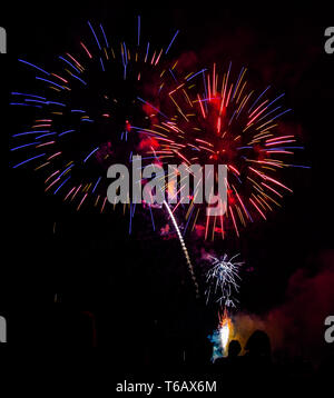 Fireworks Grand Finale Stock Photo - Alamy