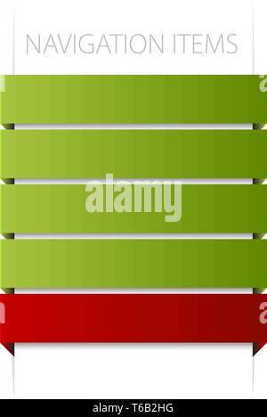 modern navigation items Stock Vector Image & Art - Alamy