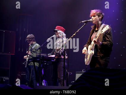Louisa Roach performing with She Drew The Gun on the main stage at the ...