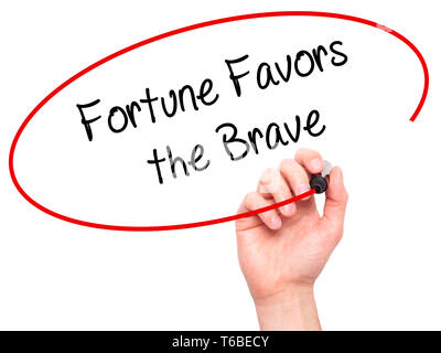 Hand writing sign Be Brave. Business overview ready to face and endure ...