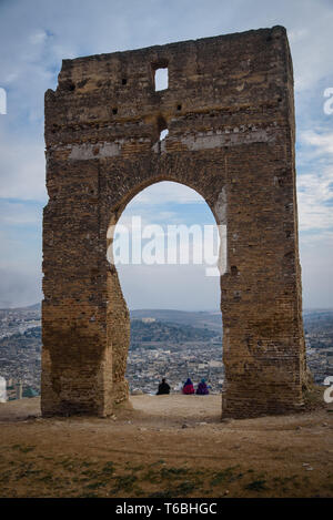 The ancient fortress in Fez city, Morocco Stock Photo - Alamy