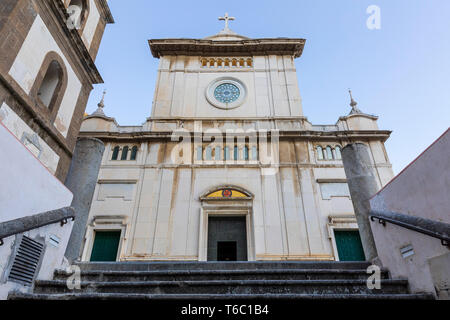 View of Positano with church of Santa Maria Assunta Stock Photo - Alamy