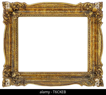 Golden Frame Cutout Stock Photo - Alamy